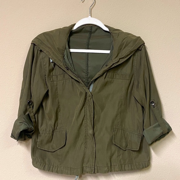 Brandy Melville | Jackets & Coats | Brandy Melville Utility Army Jacket ...